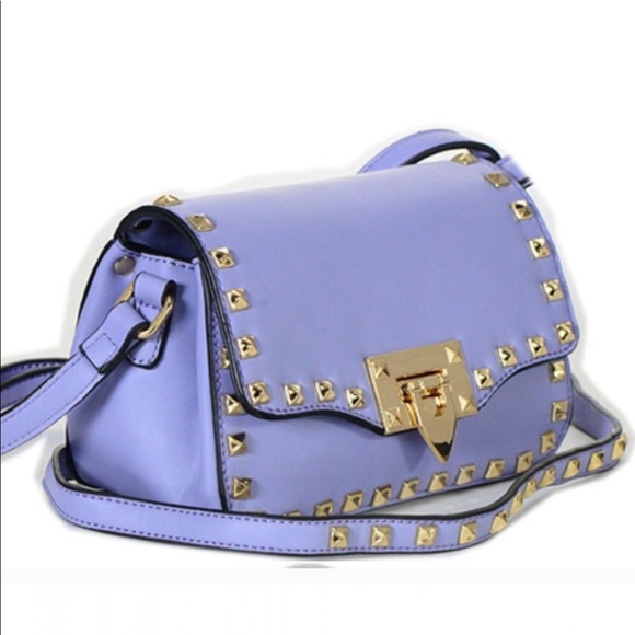 Alyssa | Bags | Alyssa Mini Studded Crossbody Bag In Lavender Nwt ...